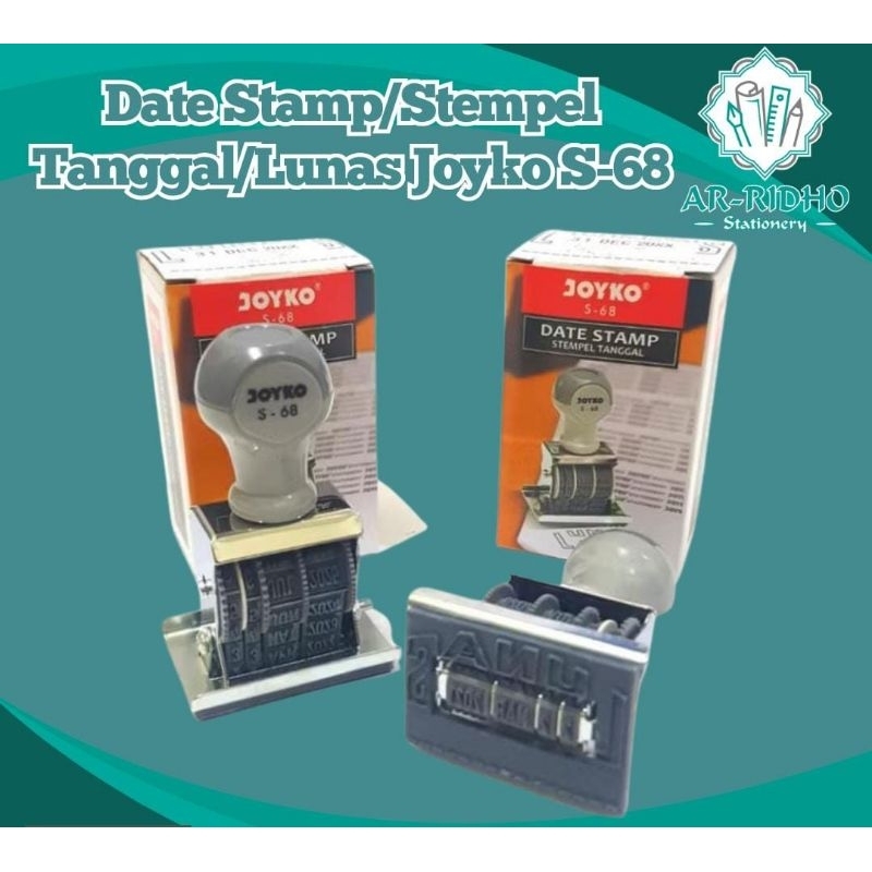 Jual Date Stamp/Stempel Tanggal/Lunas Joyko S-68 (Pcs) | Shopee Indonesia