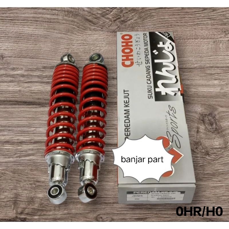 Jual SHOK BELAKANG VERZA 150 MERAH (320 cm) CHOHO | Shopee Indonesia