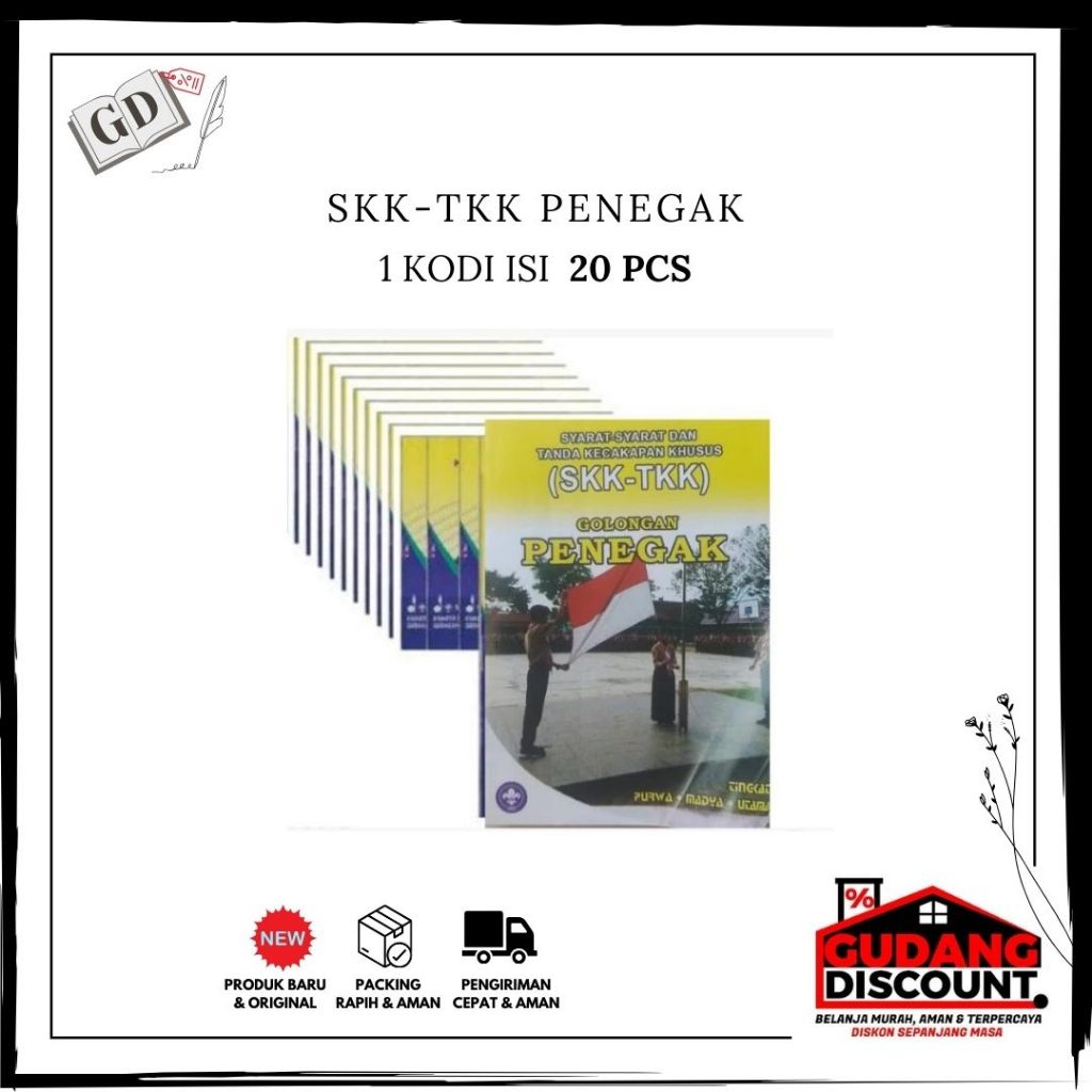 Jual Buku Syarat-Syarat dan Tanda Kecakapan Khusus (SKK-TKK) Penegak, 1 Kodi Isi 20 Paket Hemat ...