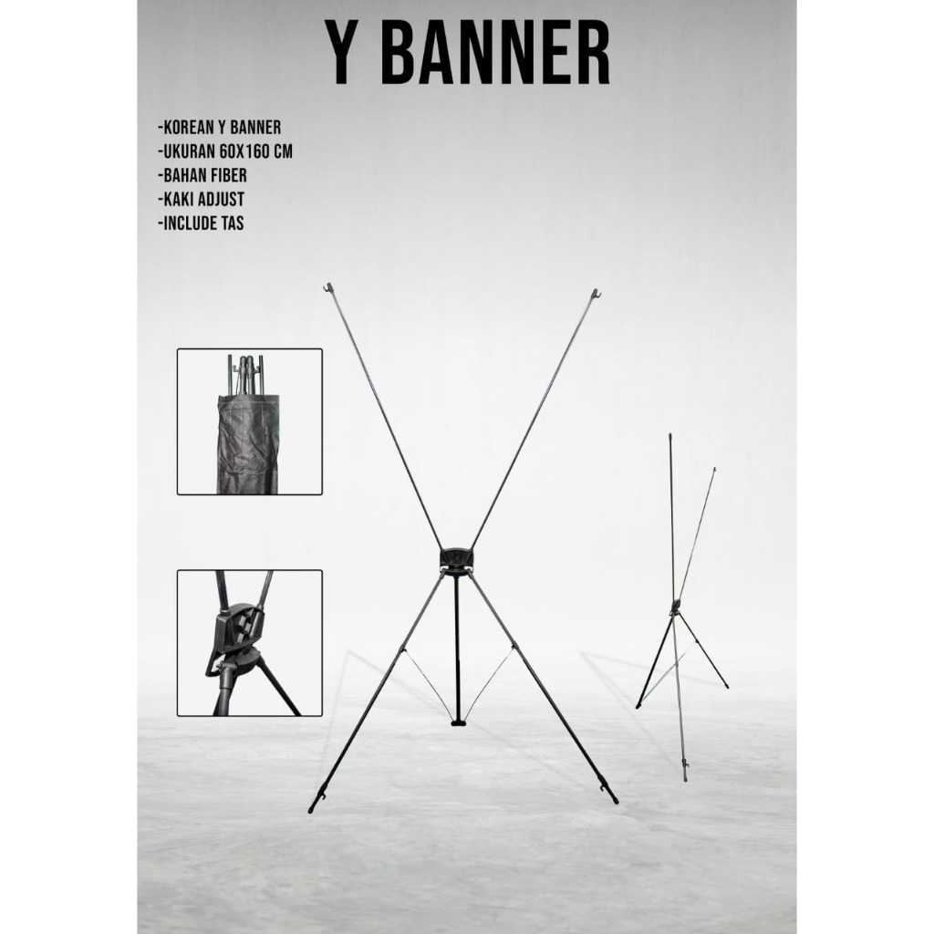 Jual Y BANNER / STANDING Y BANER / DISPLAY UKURAN 60 X 160 CM / RANGKA ...
