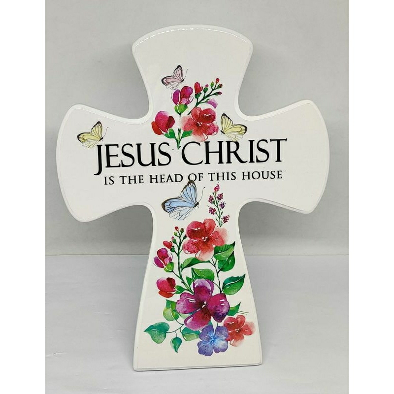 Jual pajangan rohani salib tulisan Jesus christ | Shopee Indonesia
