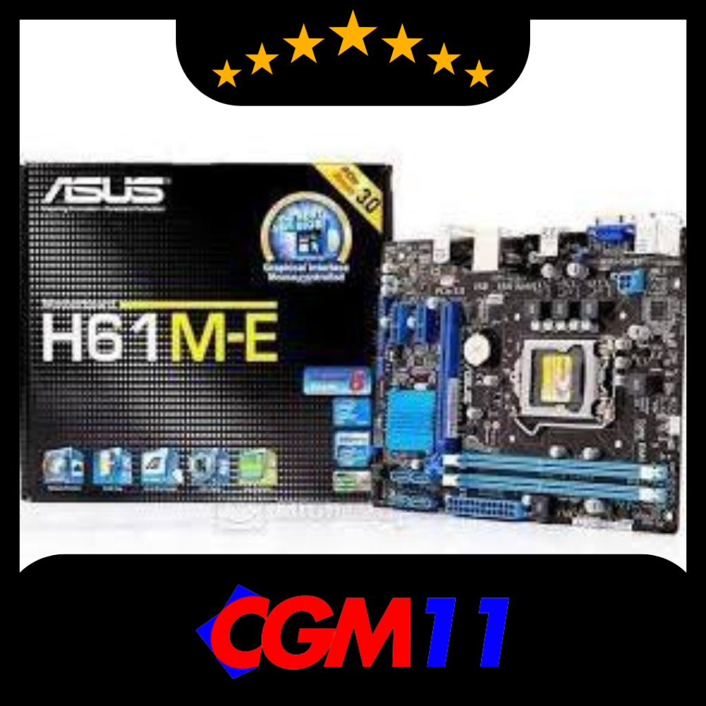 Jual Motherboard Asus H61M-E Intel Socket 1155 Garansi 1 Tahun -CGM11 ...