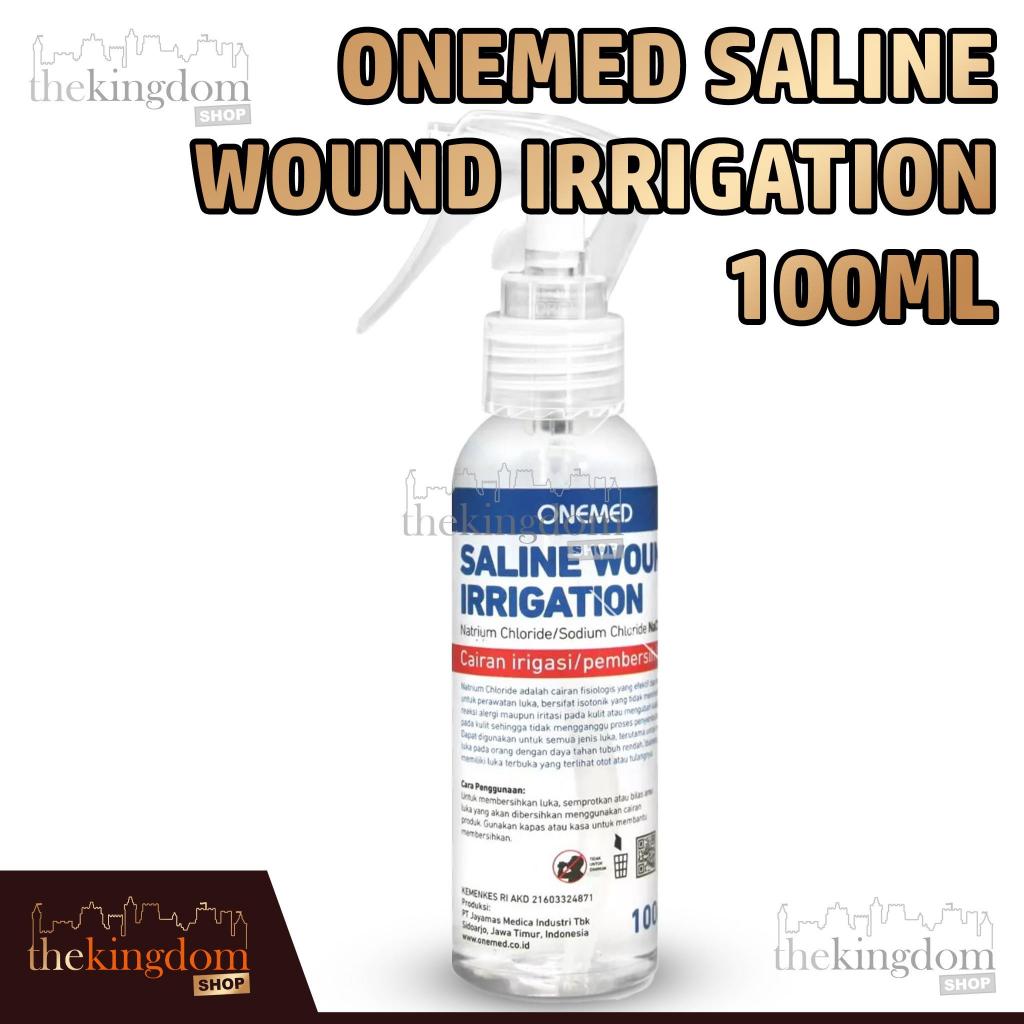 Jual Onemed Saline Wound Irrigation 100ml Botol Spray Cairan Cuci Luka | Shopee Indonesia