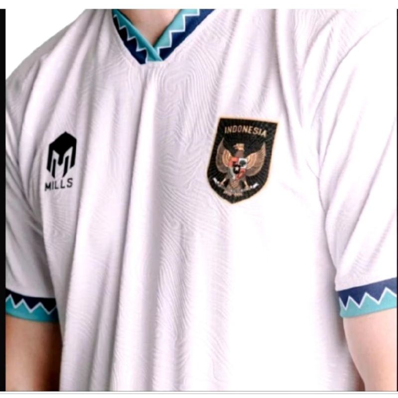 Jual (MILLS) Jersey timnas home red player 2022/2023 replika suporter ...