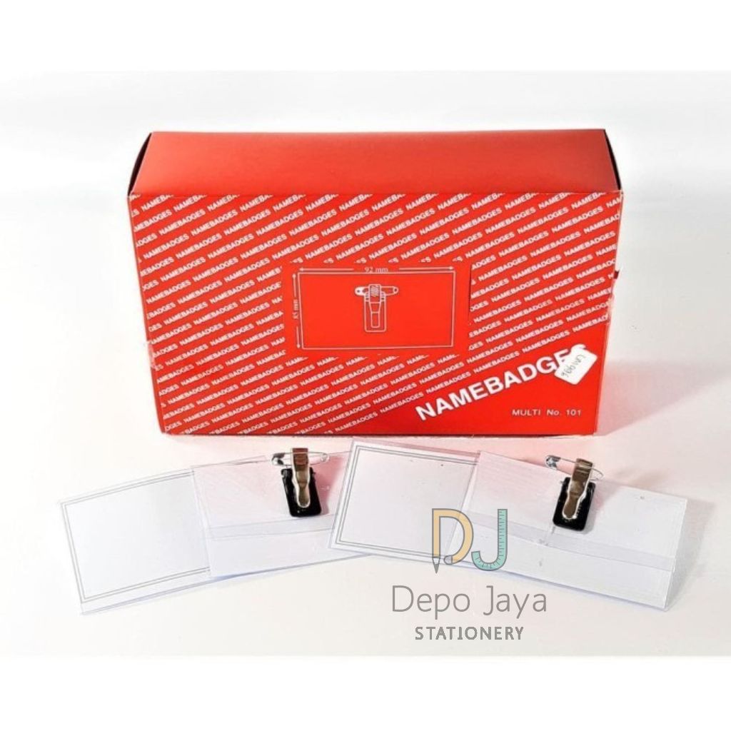 Jual NAME TAG JEPIT / NAME TAG MIKA | Shopee Indonesia