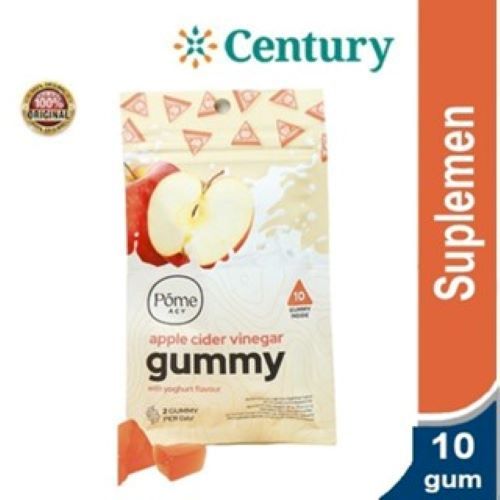 Jual POME ACY APPLE CIDER VINEGAR WITH YOGHURT FLAVOUR ISI 10 PCS ...