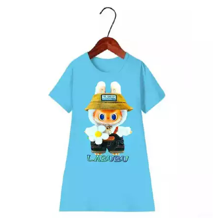 Jual Daster anak perempuan usia 2-13 tahun motif Labubu Garden DTF ...