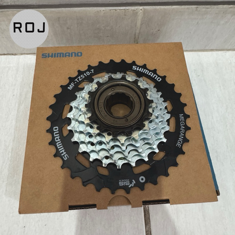Jual Shimano Freewheel Sepeda Tourney Tz510 14-34T drat ulir AMF-TZ510 ...