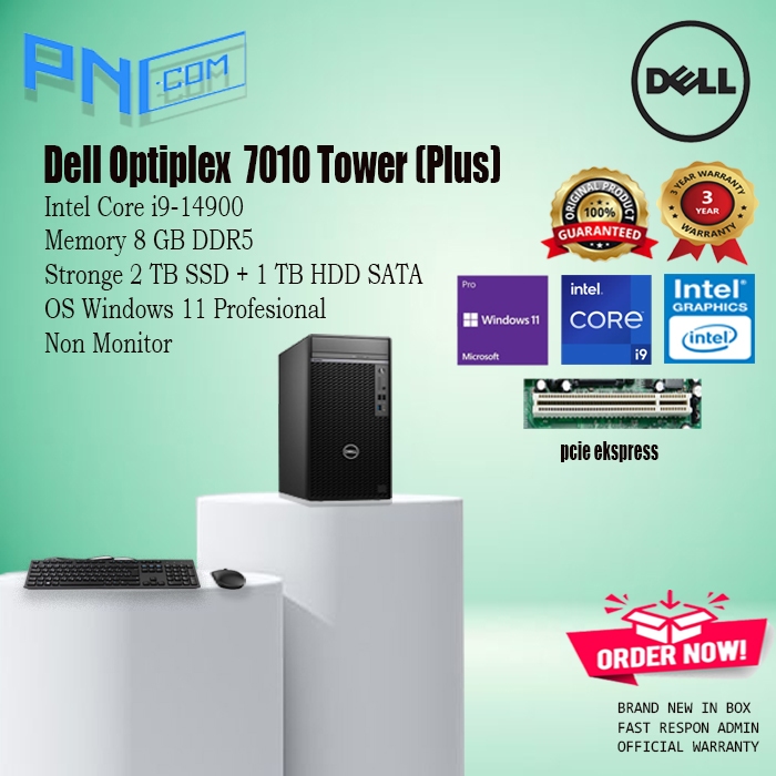 Jual Dell Optiplex 7010 MT Tower Plus i9-14900 8GB 2TBSSD + 1TB HDD ...
