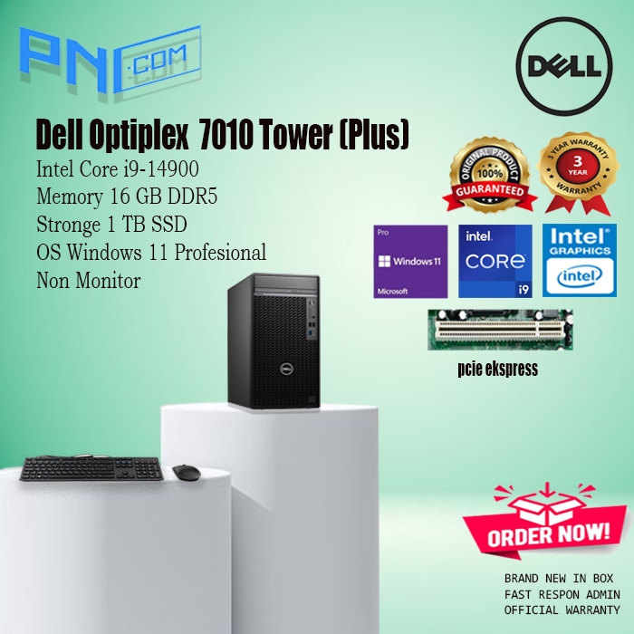 Jual Dell Optiplex 7010 MT Tower Plus i9-14900 16GB 1TB SSD W11PRO 3YR ...