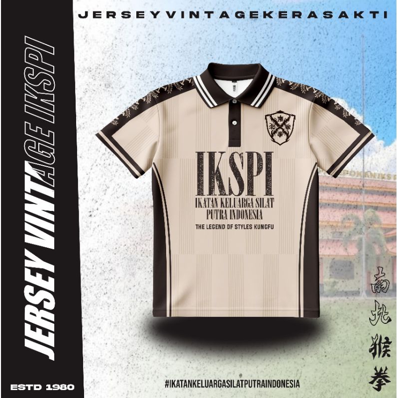 Jual Jersey Vintage IKSPI Ikatan Keluarga Silat Putra Indonesia Desain Terbaru | Shopee Indonesia