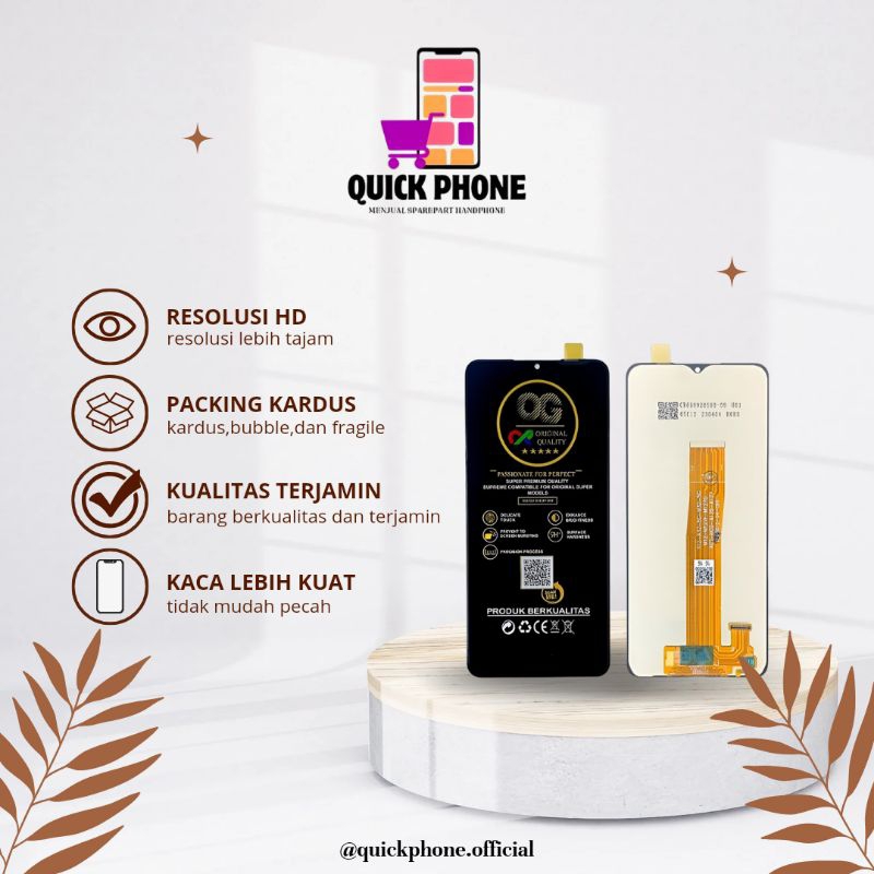 Jual LCD SAMSUNG A02/A022/A12/A125/A12S/A127/A32 5G/A326/M02/M022/M12/M127/M32 5G/F12 BLACK OG ...