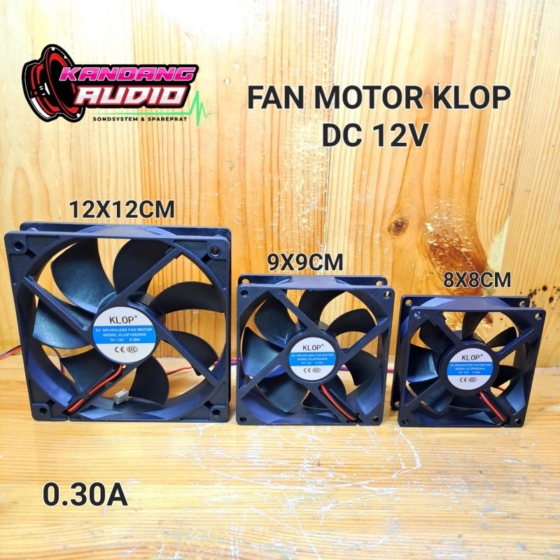 Jual KIPAS DC 4CM-12CM FAN DC KLOP A 0.30 DC 12V | Shopee Indonesia