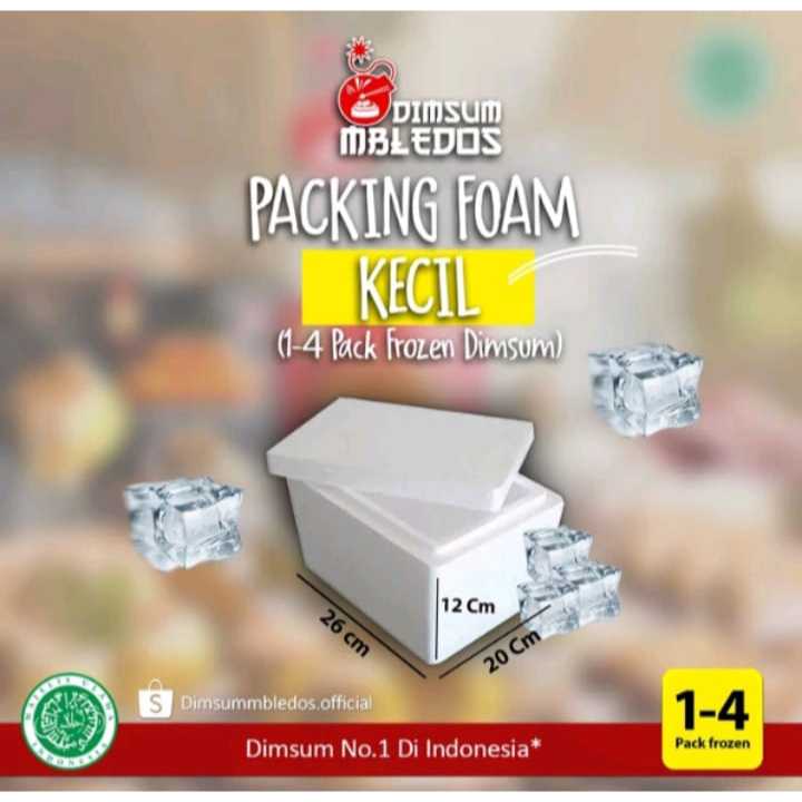 Jual Packing Styrofoam Hyper Small Box Dimsum Mbledos Frozen Food ...