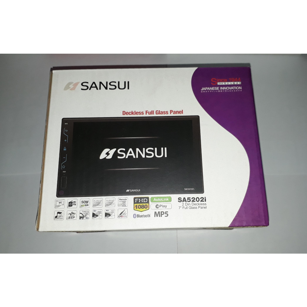 Jual DOUBLE DIN 7" HEAD UNIT DECKLESS SANSUI SA-5202I | Shopee Indonesia
