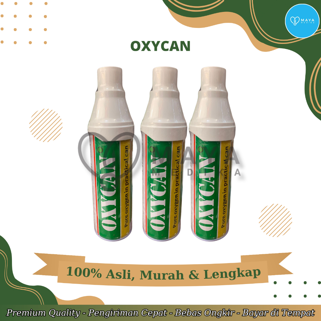 Jual Oxycan Oksigen Portable 600ml | Shopee Indonesia