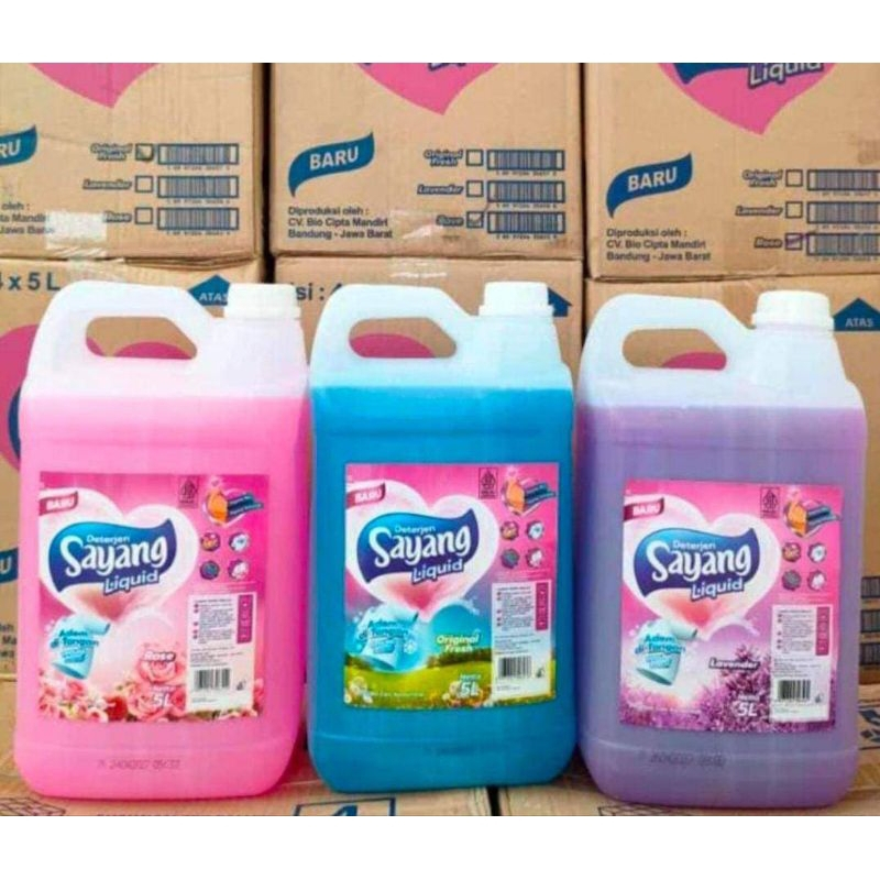 Jual Sayang Liquid Detergent Sabun Cuci Baju Konsentrat Laundry Jerigen ...