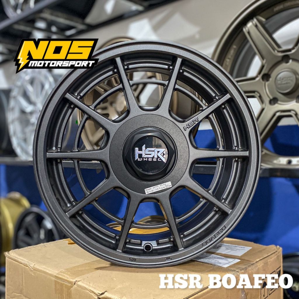 Jual VELG RACING HSR BOAFEO R15 LEBAR 6,5 PCD 4X100-4X114,3 FOR BRIO MOBILIO SIRION IGNIS FREED ...