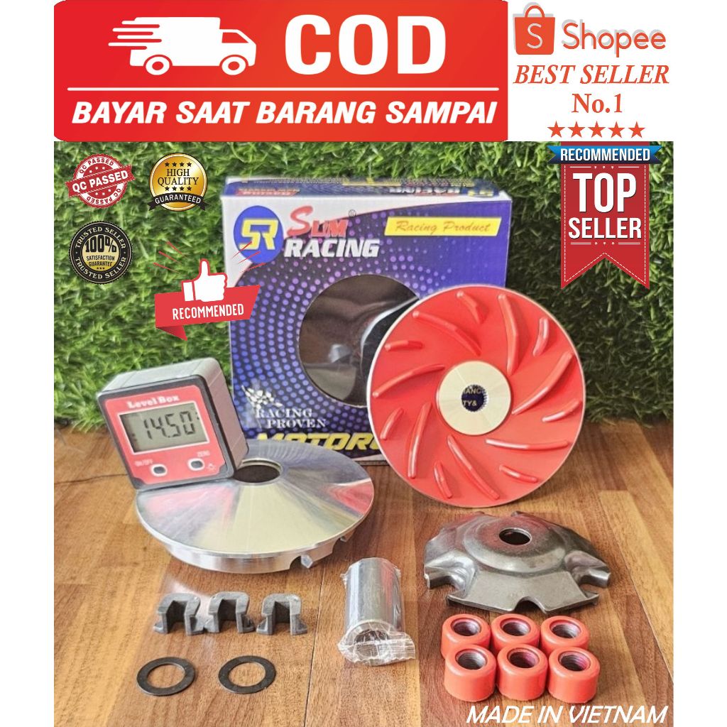 Jual PULLY CVT RACING VARIO 125 / BEAT FI ( K44 ) / VARIO 150 / PCX 150 ...