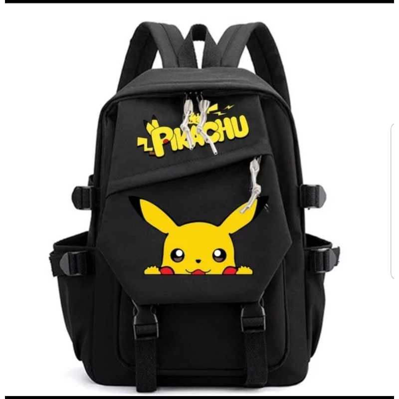 Jual Tas Ransel Backpack Punggung Pria Wanita Sekolah Distro Pokemon ...