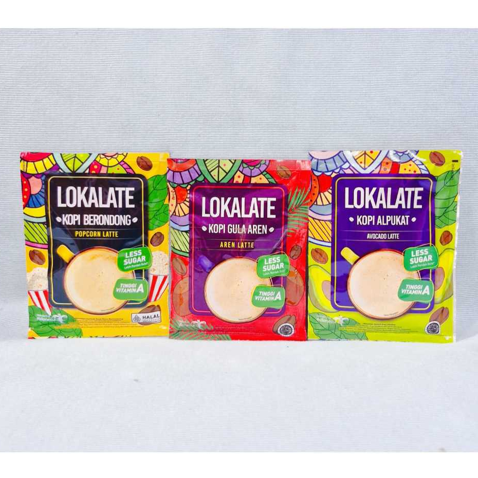 Jual Lokalate Popcorn Latte / Aren Latte / Avocado Latte (1 Pcs ...