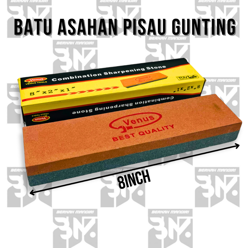 Jual VENUS Batu Asah 8 inch Pengasah Asahan Ungkalan Pisau Kasar dan ...