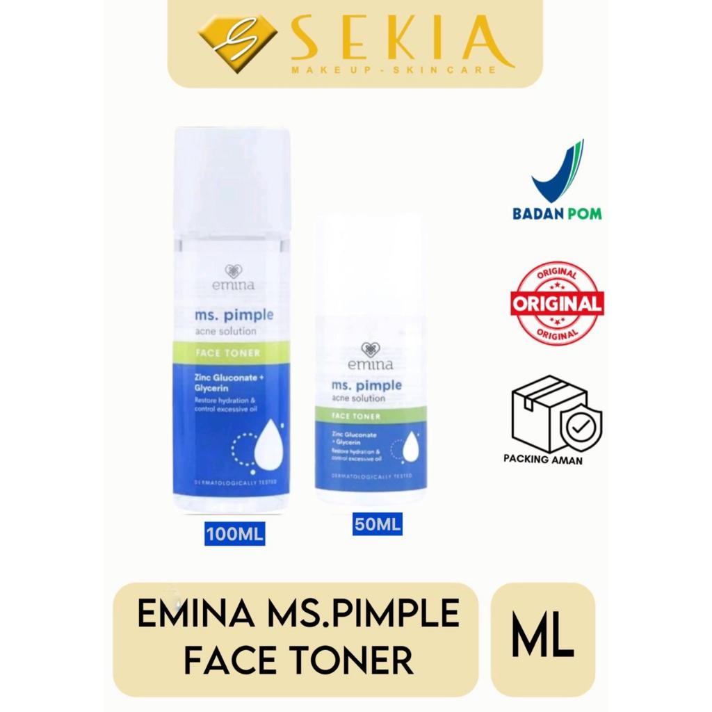 Jual Emina Ms. Pimple Acne Solution Face Toner / Emina Ms pimple Toner ...