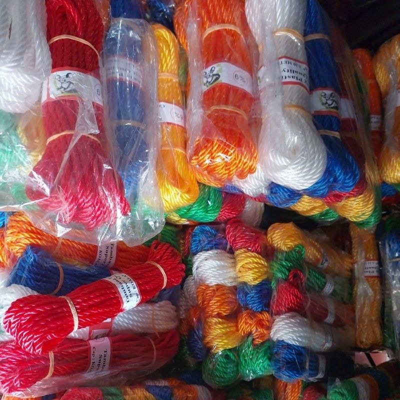 Jual Tali tampar 3mm/4mm/5mm/6mm/7mm tambang plastik isi 10meter | Shopee Indonesia