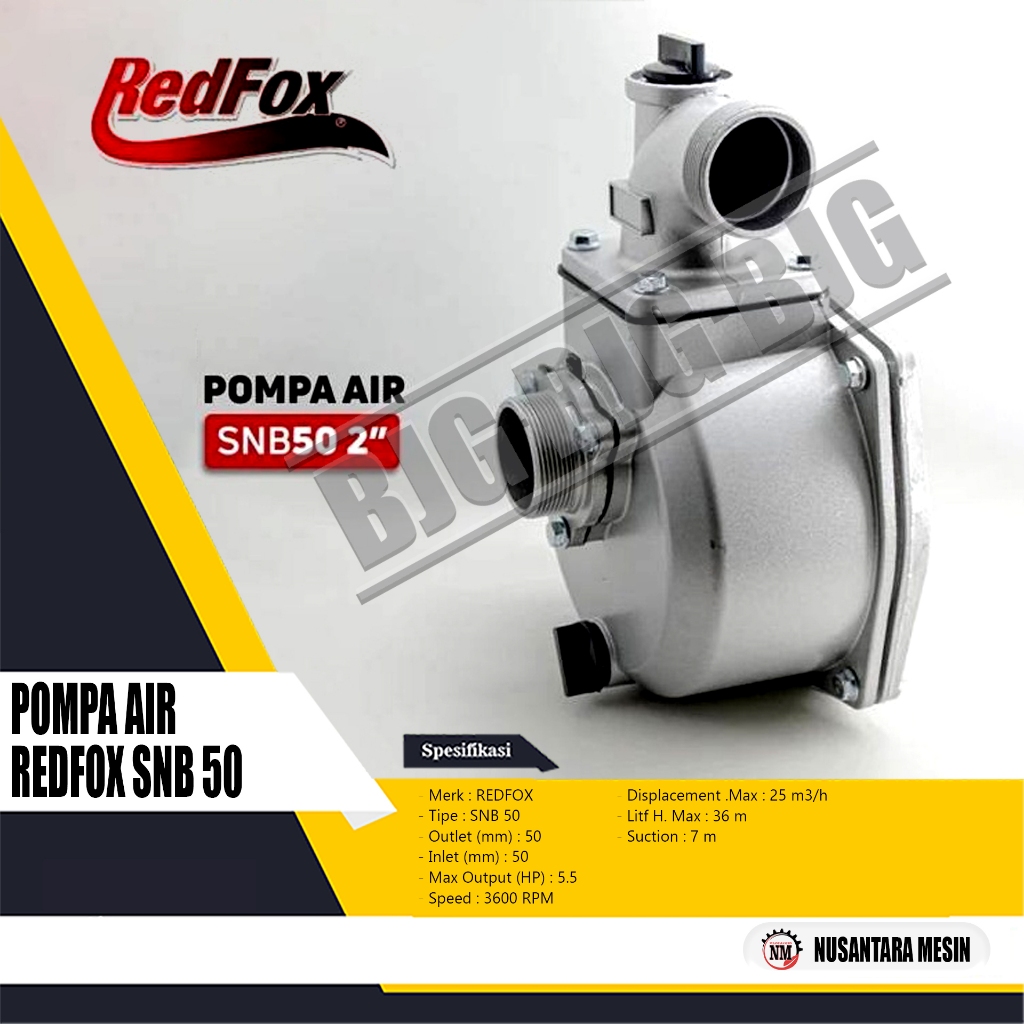 Jual POMPA AIR IRIGASI REDFOX SNB 50 (2 INCH) | Shopee Indonesia