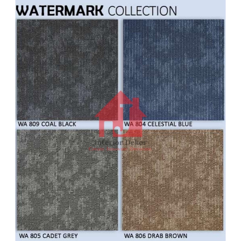 Jual Karpet Tile Watermark Motif Tebal 8 mm isi 20 Pcs Jdekor | Shopee ...