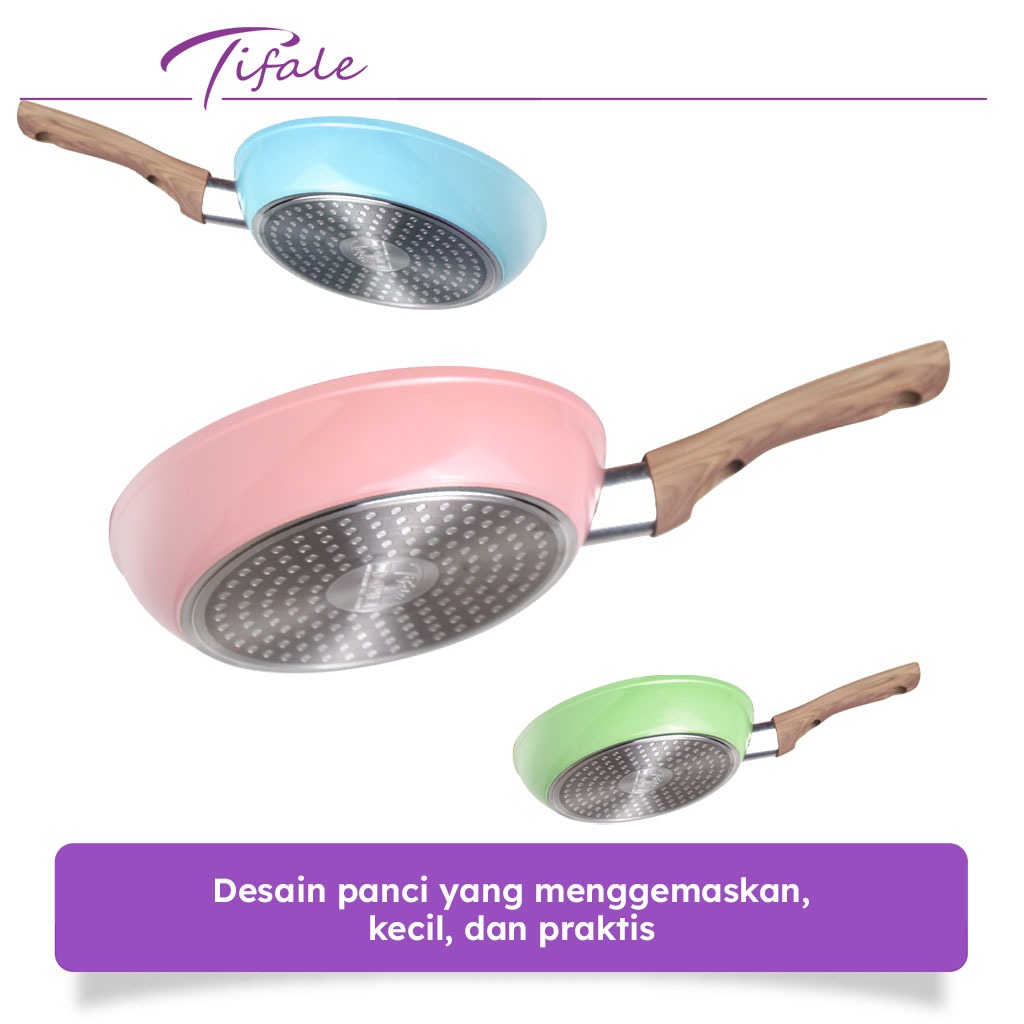 Jual Tifale Lumi Frypan Penggorengan Granite Fry Pan Teflon Anti Lengket Marble Coating | Shopee ...