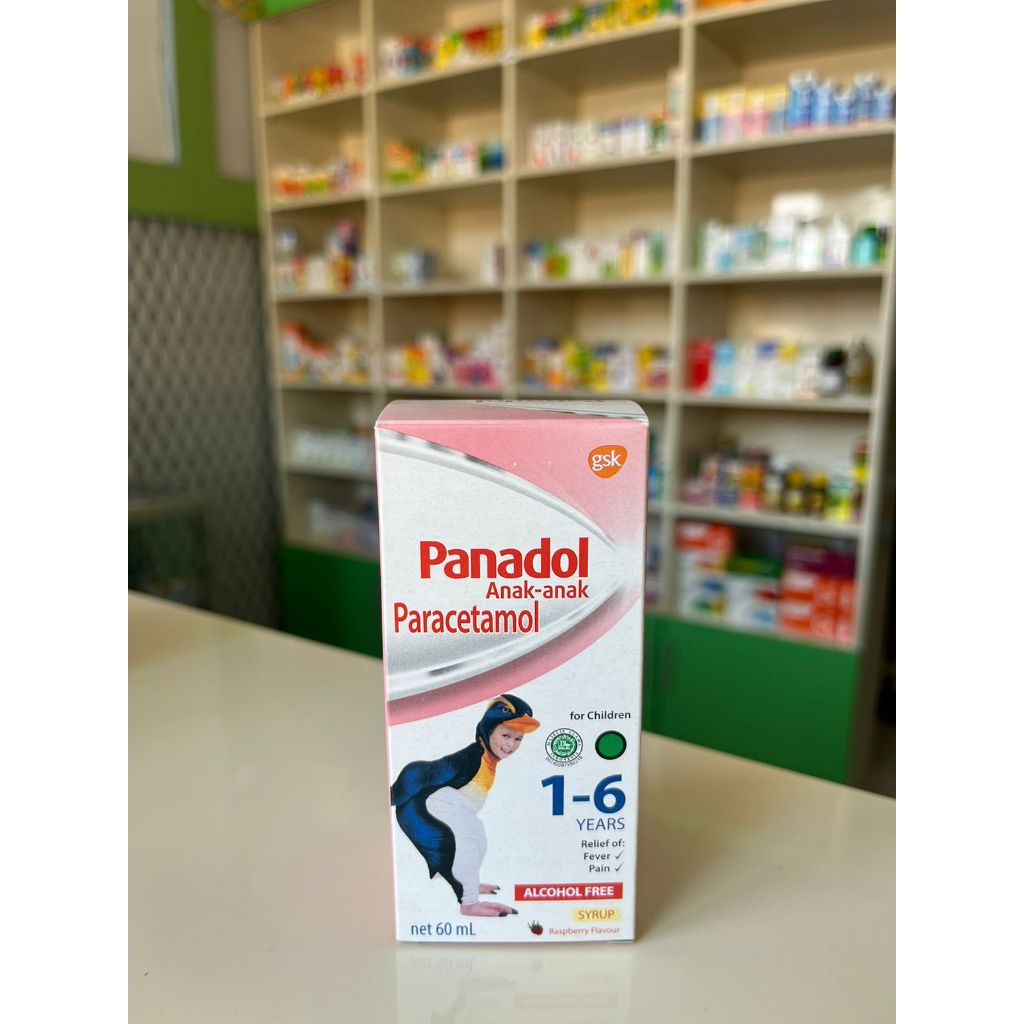 Jual PANADOL PARACETAMOL ANAK-ANAK SIRUP Untuk Usia 1-6 Tahun 60ML ...