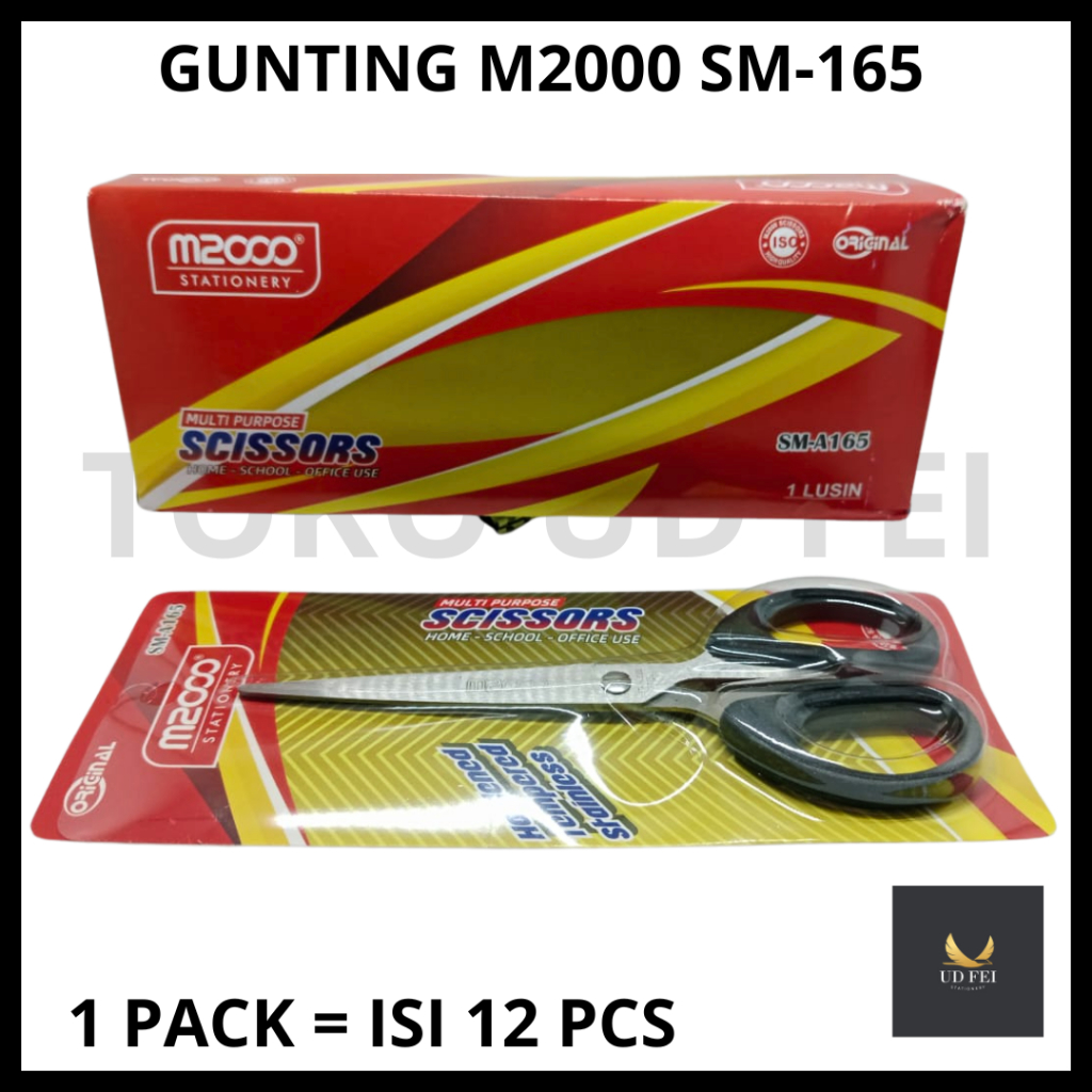 Jual (1 PACK) Gunting m2000/ Gunting m2000 165/ Gunting M2000 TANGGUNG ...