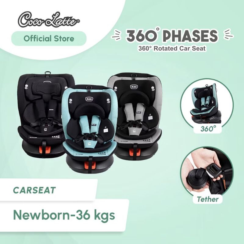 Jual Cocolatte Baby Car Seat 360 Phases Kursi Mobil Bayi Rotate ...