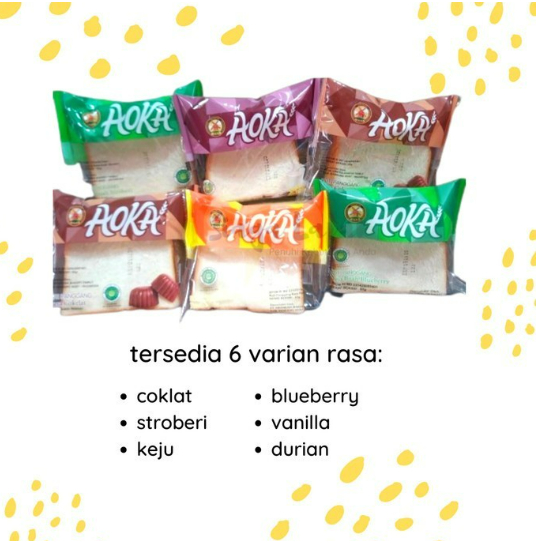 Jual Roti Ropang AOKA / roti panggang / roti gulung | Shopee Indonesia