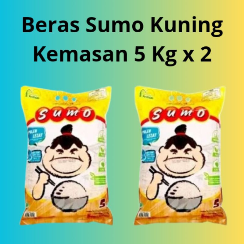Jual [5 KG x 2 PACK] BERAS SUMO KUNING BERAS PULEN PREMIUM KEMASAN 5KG ...
