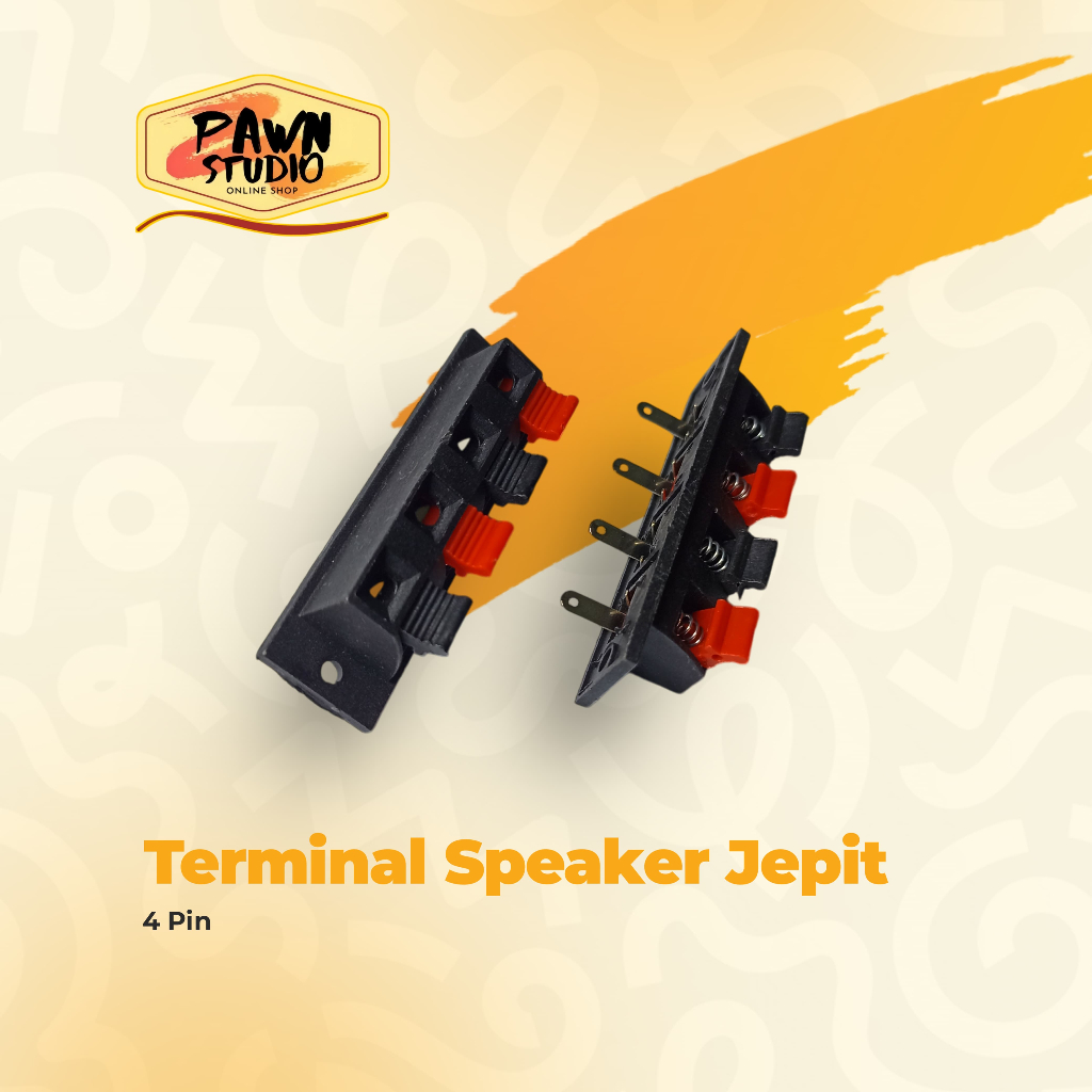 Jual TERMINAL SPEAKER 4 PIN JEPIT / TERMINAL SPEAKER STEREO | Shopee ...