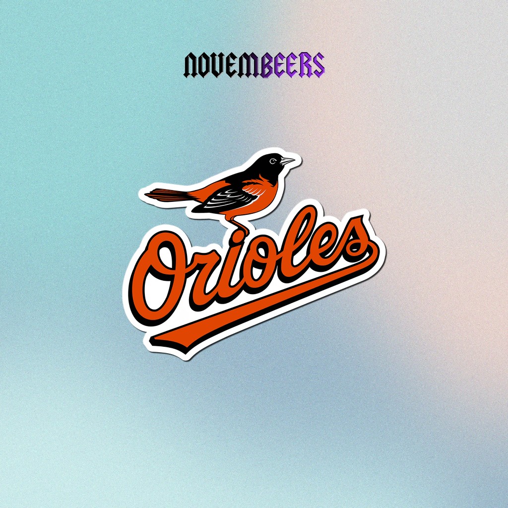 Jual Stiker Vinyl Baltimore Orioles Sticker Vinyl Glossy MLB Baseball ...