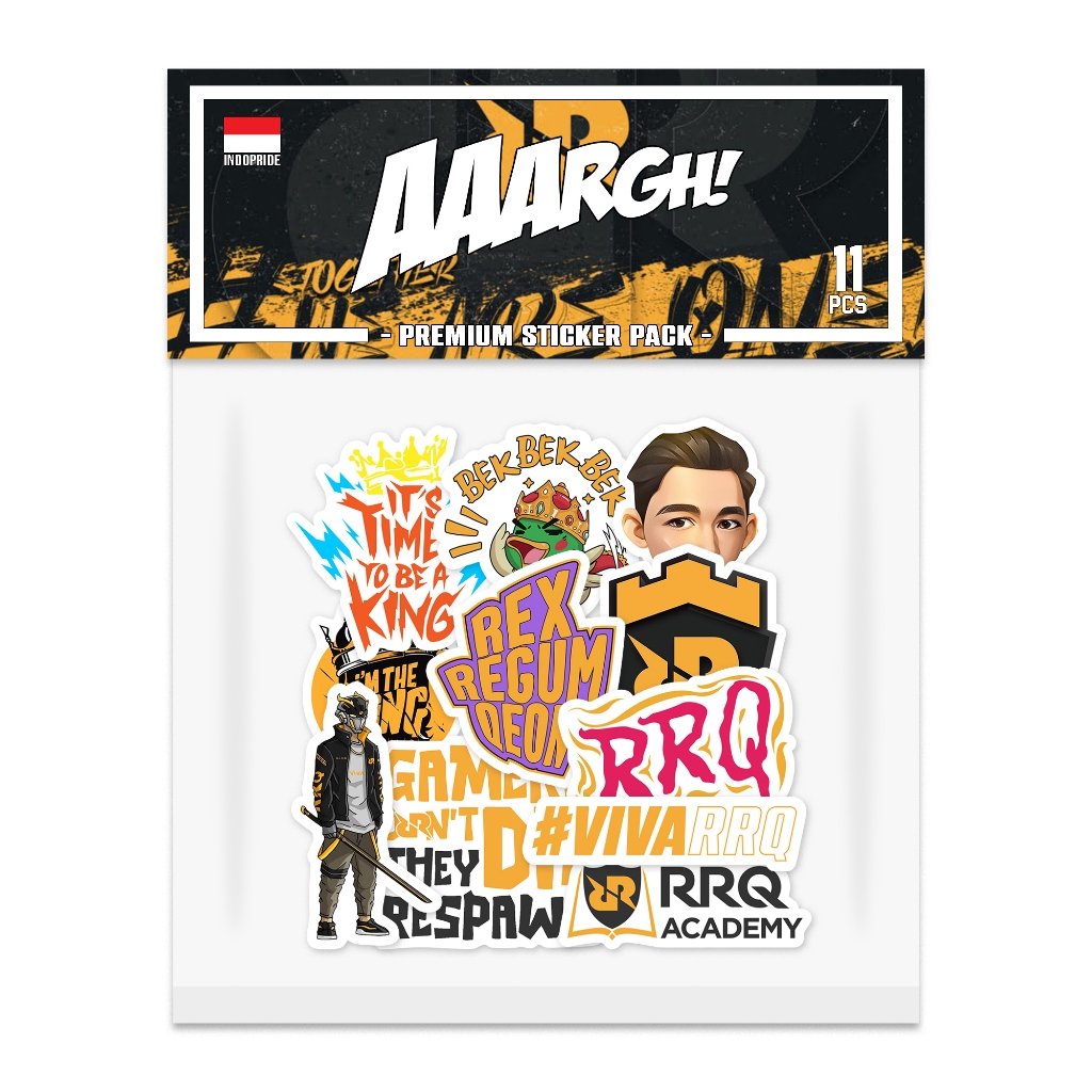 Jual Stiker TEAM RRQ Sticker Pack vol. 1 (The Kings) | Shopee Indonesia
