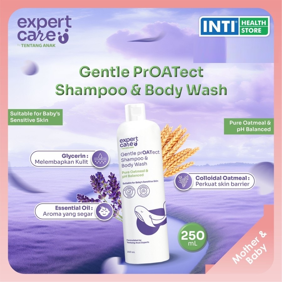 Jual Expert Care | Gentle Proatect Shampoo & Body Wash 250 ml | Shopee ...