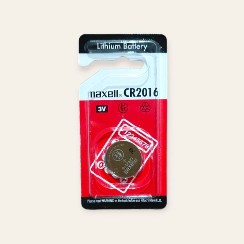 Jual Baterai Maxell CR2016 ORIGINAL Single Pack | Shopee Indonesia