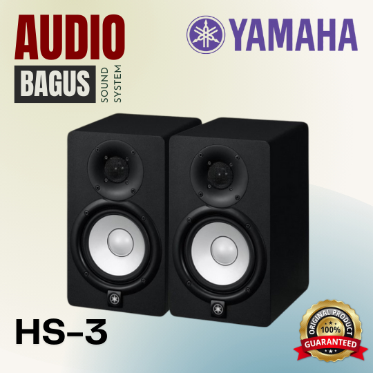 Jual ORIGINAL 100% YAMAHA HS 3 / HS3 / HS-3 SPEAKER MONITOR GARANSI RESMI | Shopee Indonesia