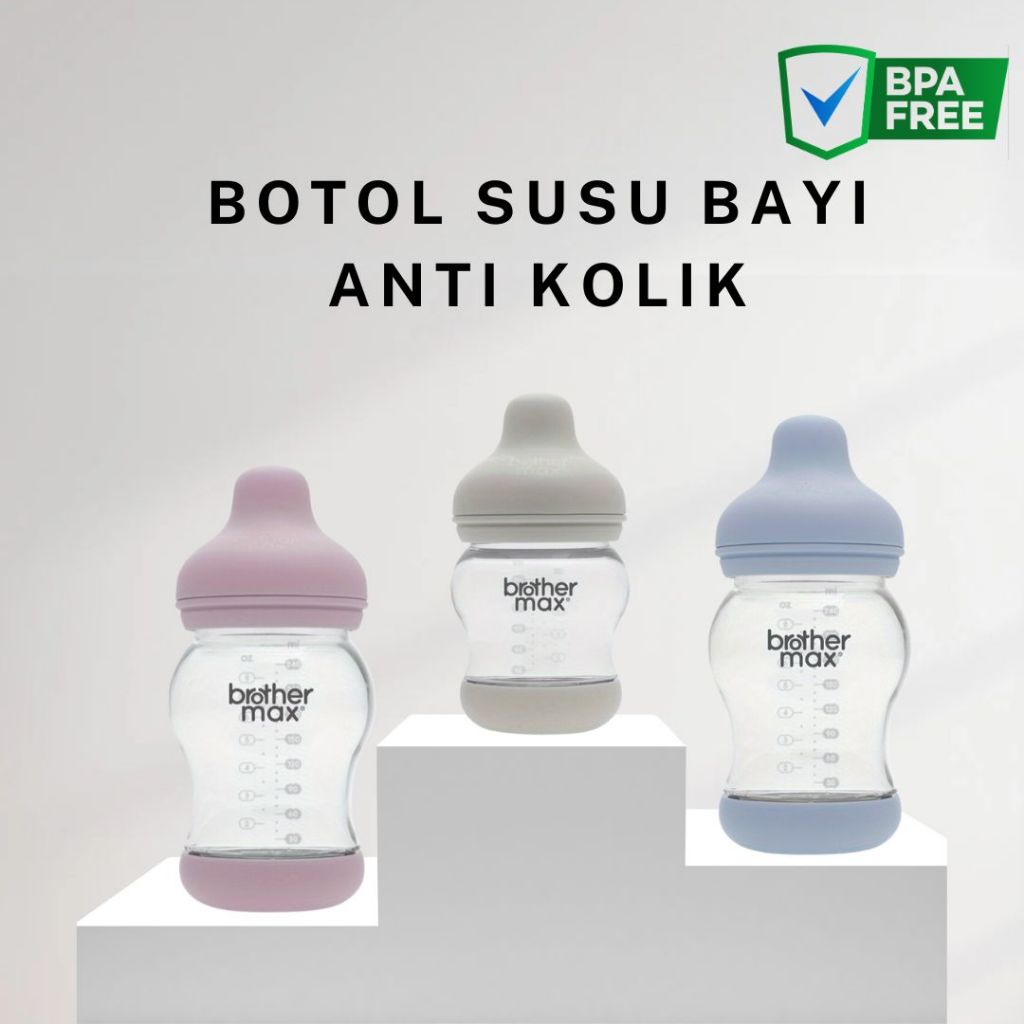 Jual HARCOO ONLINE - Botol Susu Bayi Anti Kolik Brother Max Botol Susu BPA Free | Shopee Indonesia