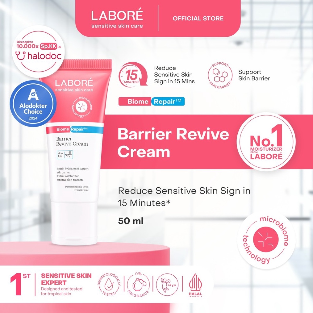 Jual Labore BiomeRepair Barrier Revive Cream Full Size 5ml 1ml ...
