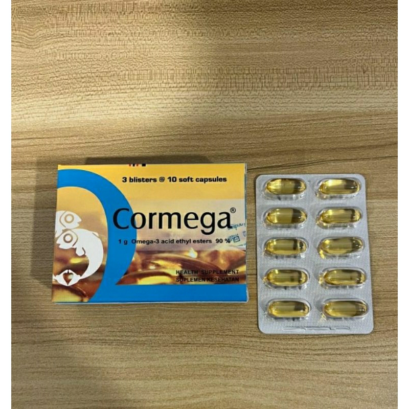Jual TERMURAH Cormega 1 box (3 strip x 10 caps) vitamin omega 3 ...