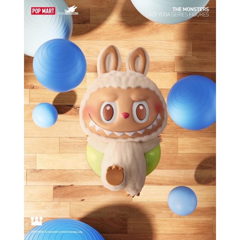 Jual Pop Mart The monsters Labubu Lazy Yoga Popmart | Shopee Indonesia