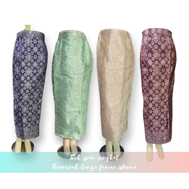 Jual rok span (Realpict) | rok songket | rok palembang siap pakai ...