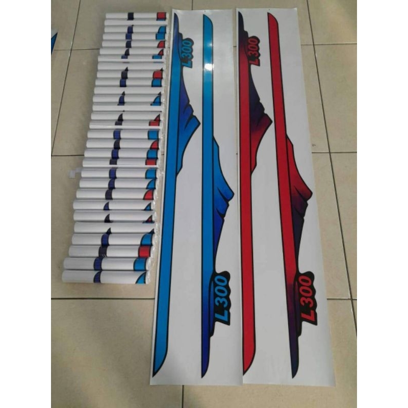 Jual STIKER BAK L300 DIESEL STRYPING BODY PIKUP STICKER BAK PICK UP ...