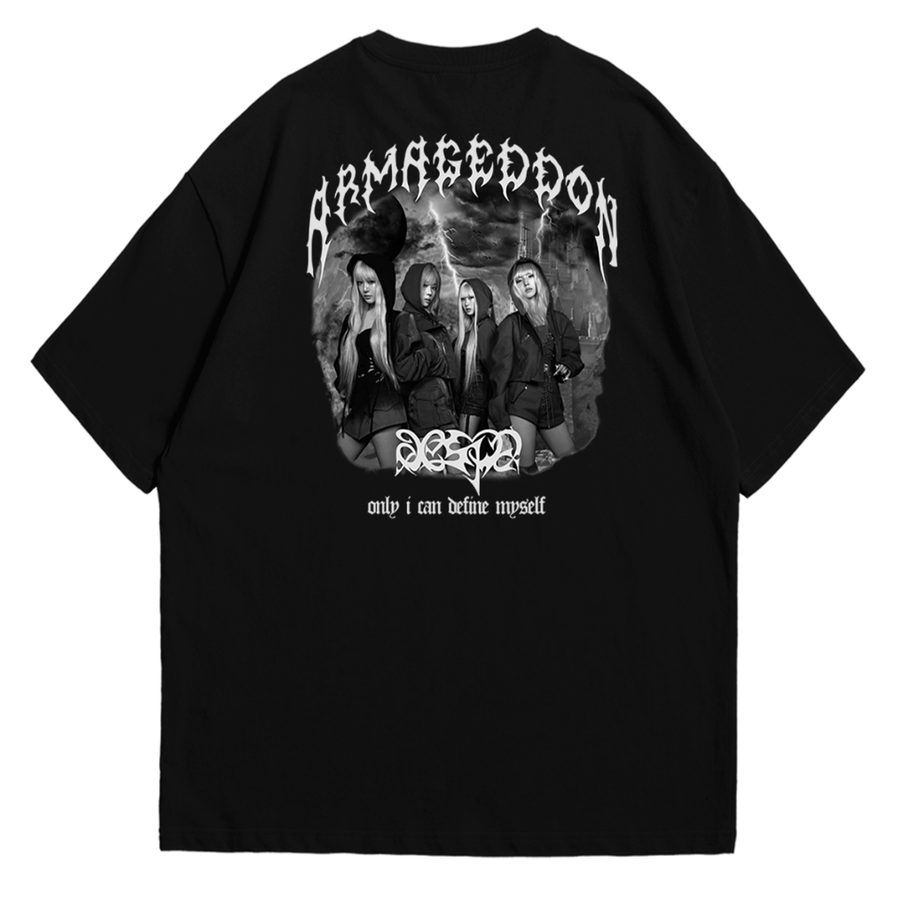 Jual Kaos K-Pop aespa Armageddon Series Define My Self Guiltee – T ...
