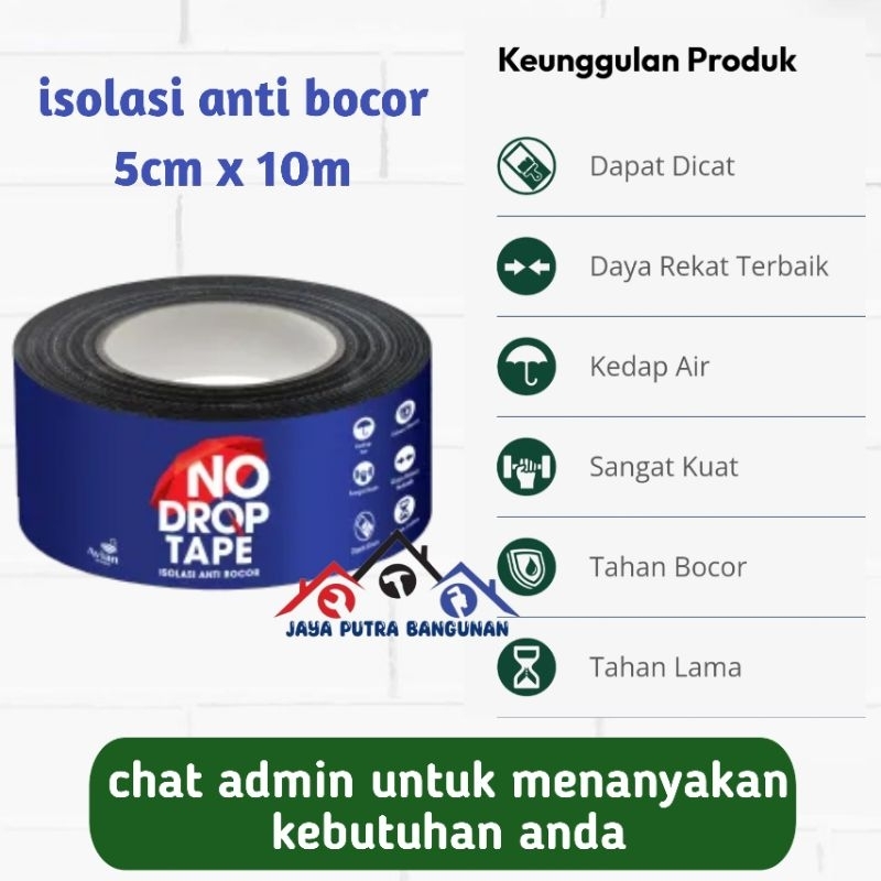 Jual isolasi No Drop isolasi anti bocor ECER - harga per meter | Shopee Indonesia